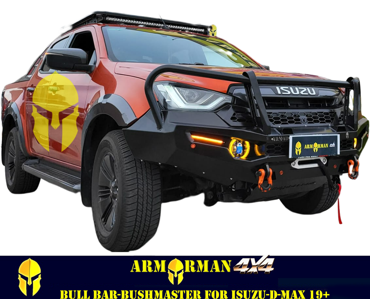 Bushmaster bull bar for Isuzu D-Max (2019-2023) – ARMORMAN4X4 ...