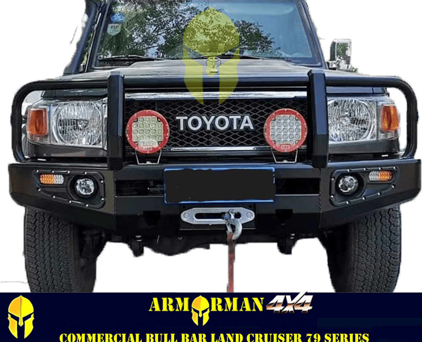 Commercial bull bar land cruiser 79 series - Armorman 4x4