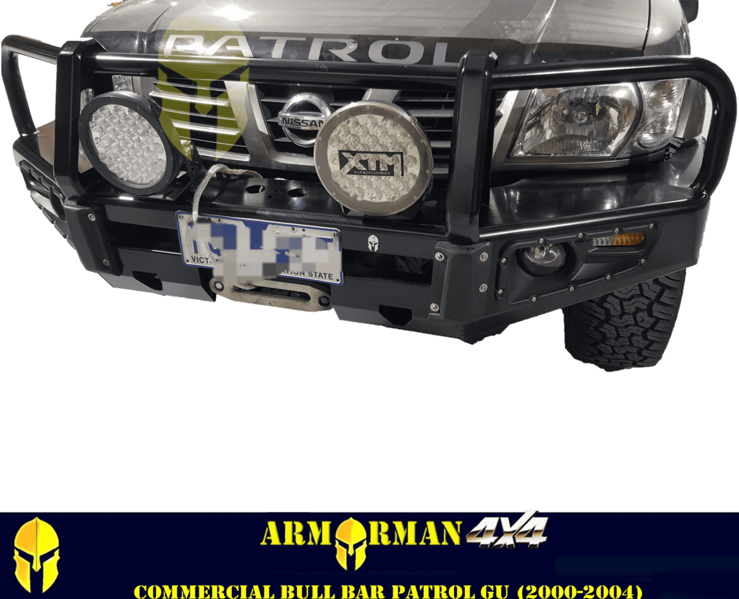 Commercial bull bar patrol GU (2000-2004) - Armorman 4x4