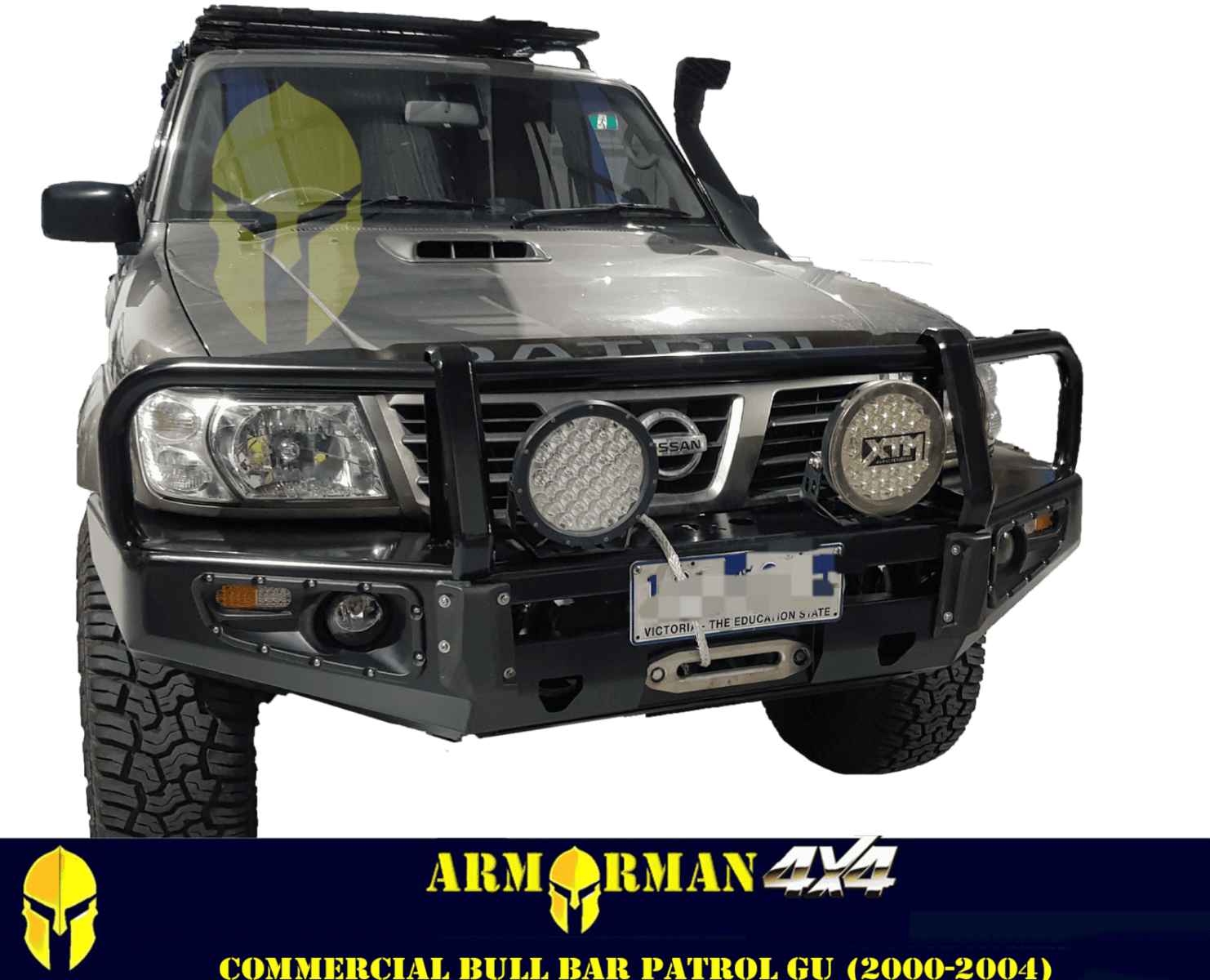 Commercial bull bar patrol GU (2000-2004) - Armorman 4x4