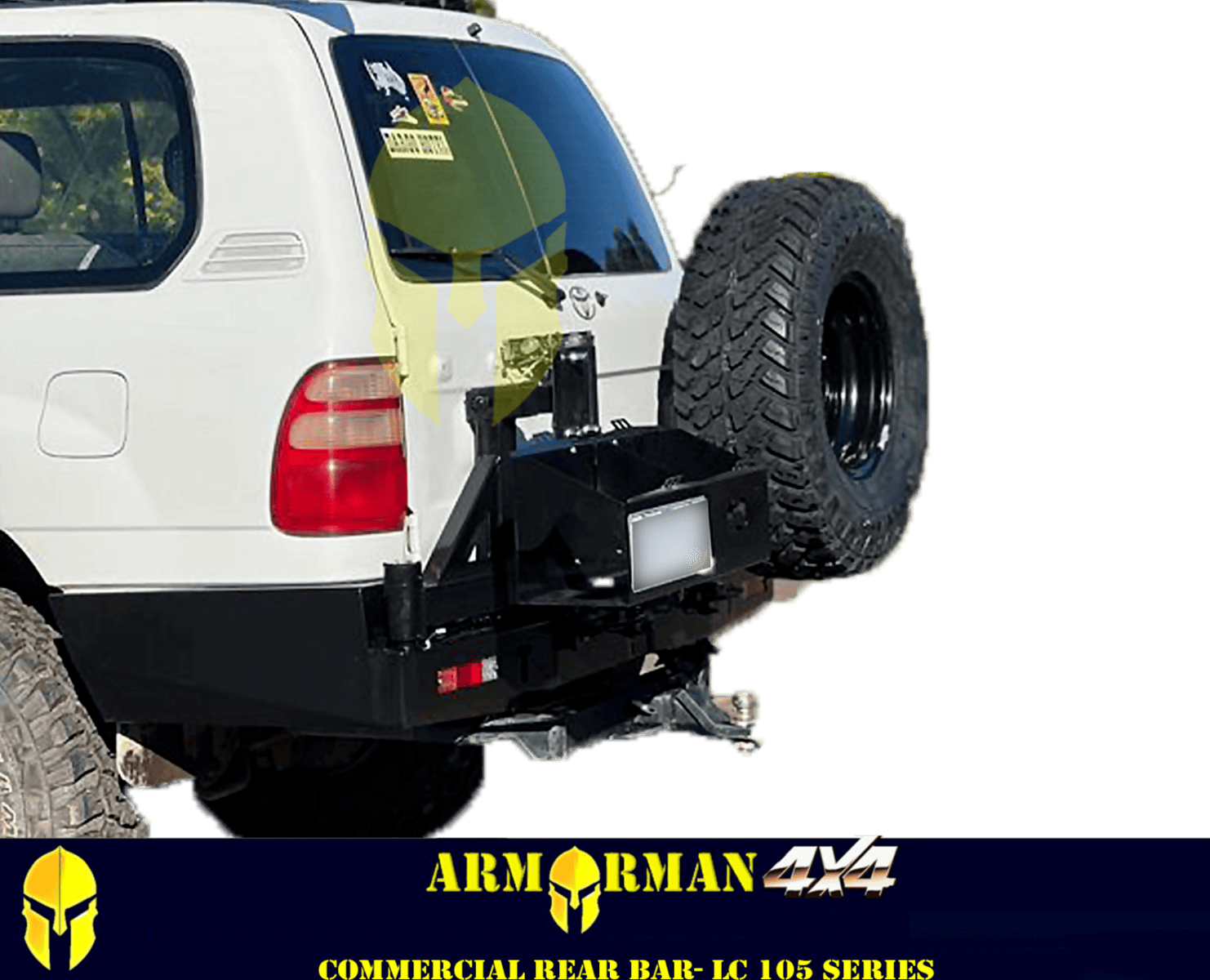 Commercial rear carrier bar- lc 105 series - Armorman 4x4