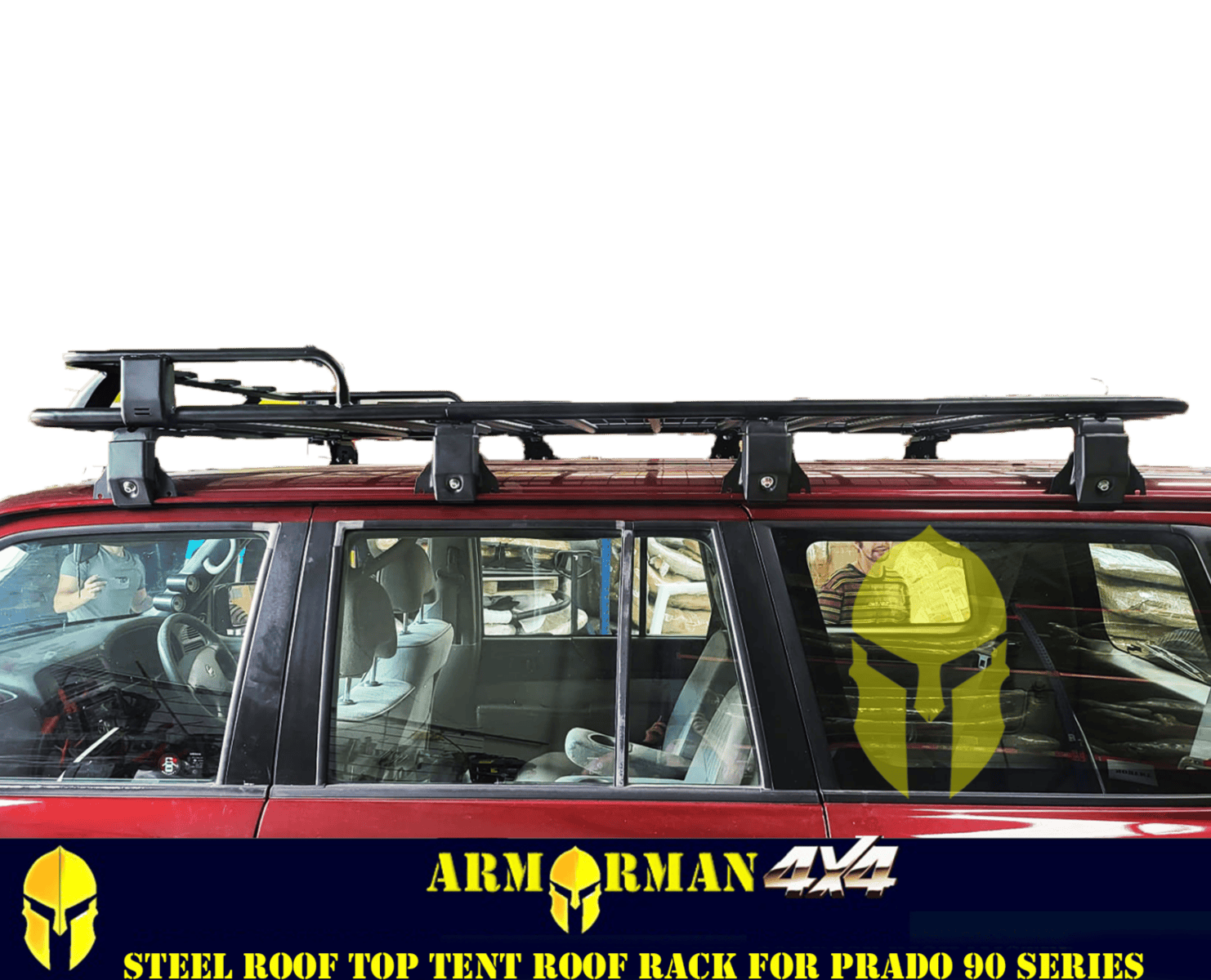 Steel roof top tent roof rack for FJ90/LC80/Y61 - Armorman 4x4