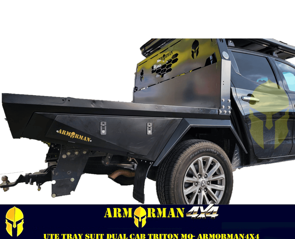 UTE Tray for TRITON MQ – STEEL TRAY FOR DUAL CAB UTEs – Armorman 4×4