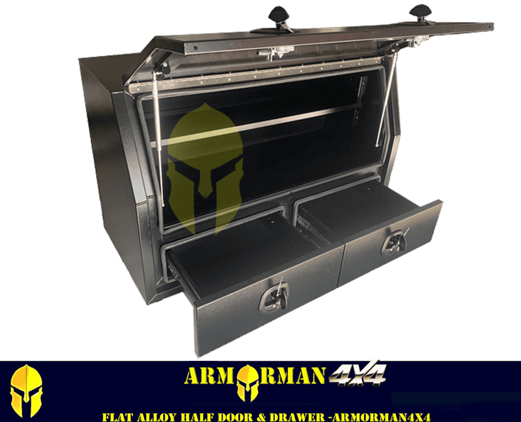 Half Door Tool Box / W DRAW /AL – Armorman 4×4