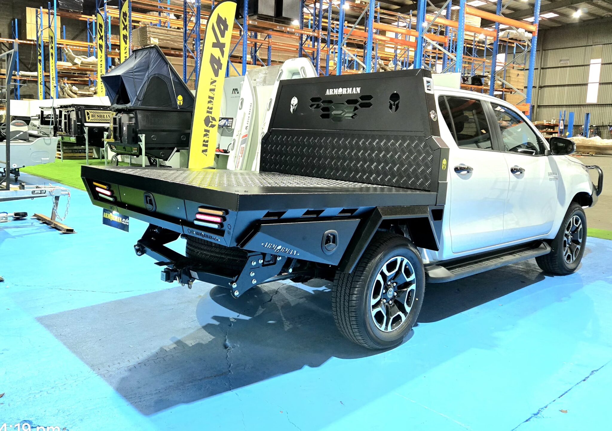 Aluminum tray for Hilux Double Cab – ARMORMAN4X4 – Armorman 4×4