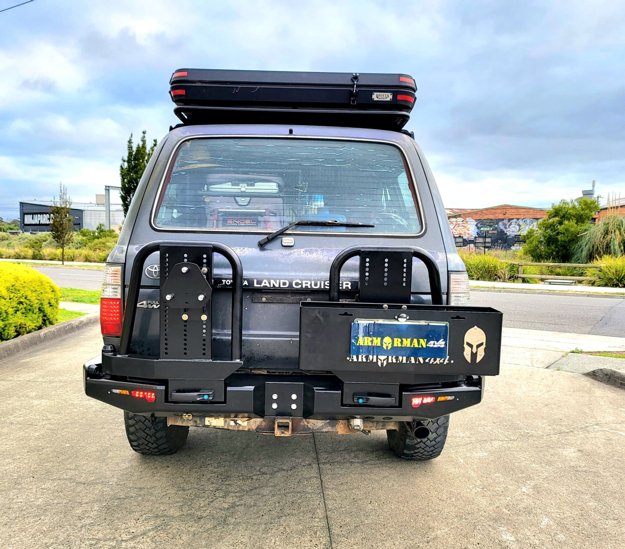 Bushmaster Rear carrier bar LC 80 series – ARMORMAN4X4 – Armorman 4×4