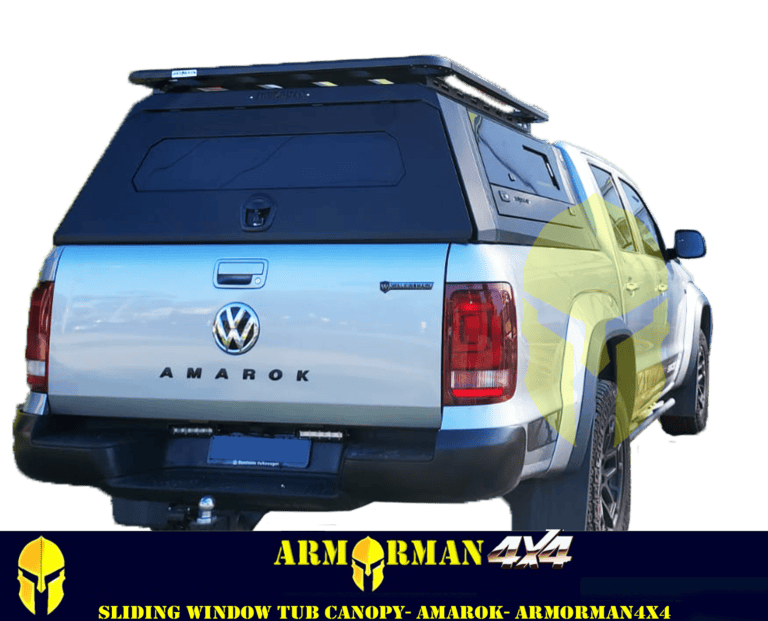 Sliding Side window tub canopy for Amarok – ARMORMAN4X4 – Armorman 4×4
