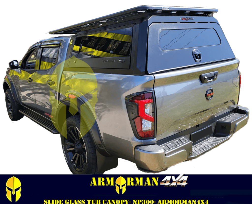Sliding Side window tub canopy for Np300 – ARMORMAN4X4 – Armorman 4×4