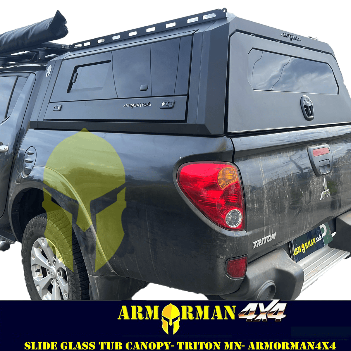 Sliding Side Window Tub Canopy for Ldv Mega Tub: Armorman 4x4