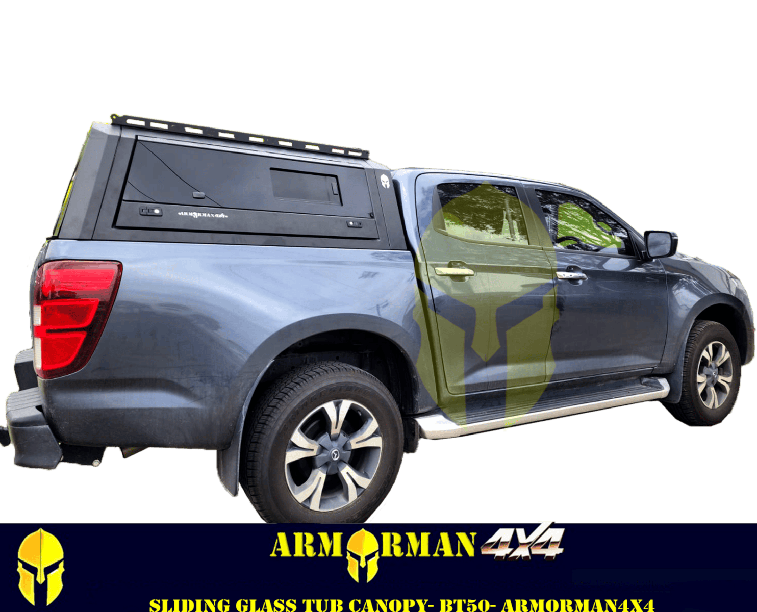 Side glass tub canopy for Colorado- ARMORMAN4X4 - Armorman 4x4