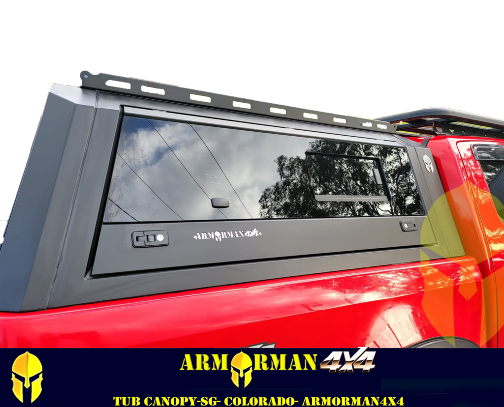 Sliding Side window tub canopy for Colorado – ARMORMAN4X4 – Armorman 4×4
