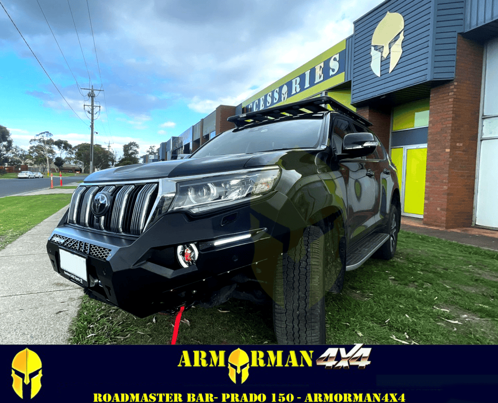 Roadmaster bull bar for Prado 150 – ARMORMAN4X4 – Armorman 4×4