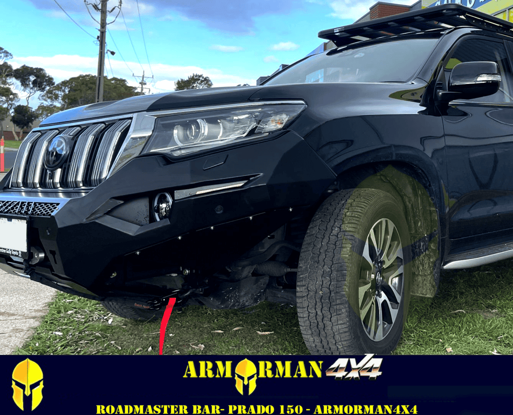 Roadmaster bull bar for Prado 150 – ARMORMAN4X4 – Armorman 4×4