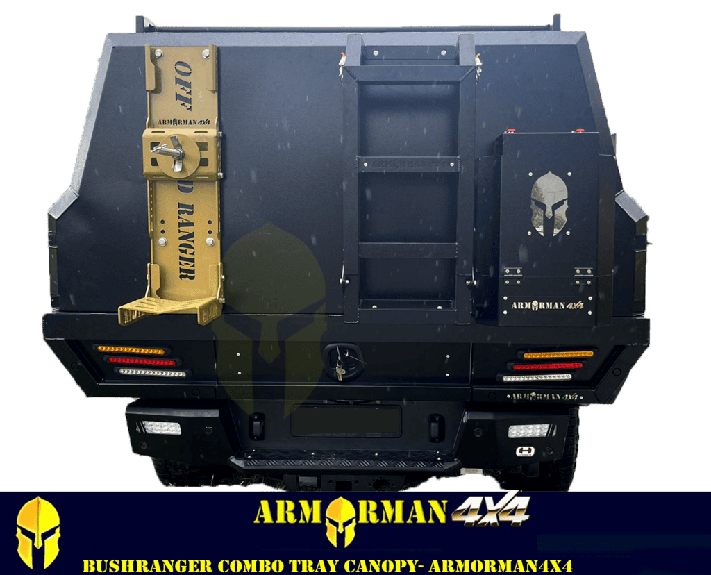 Bushranger combo aluminium tray 1730 canopy Colorado – ARMORMAN4X4 ...