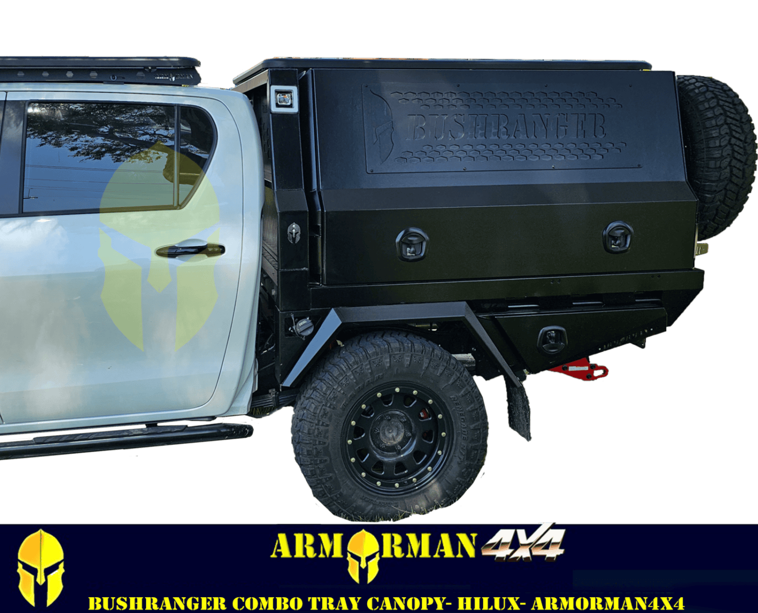 Bushranger combo aluminium tray 1730 canopy hilux - ARMORMAN4X4 ...
