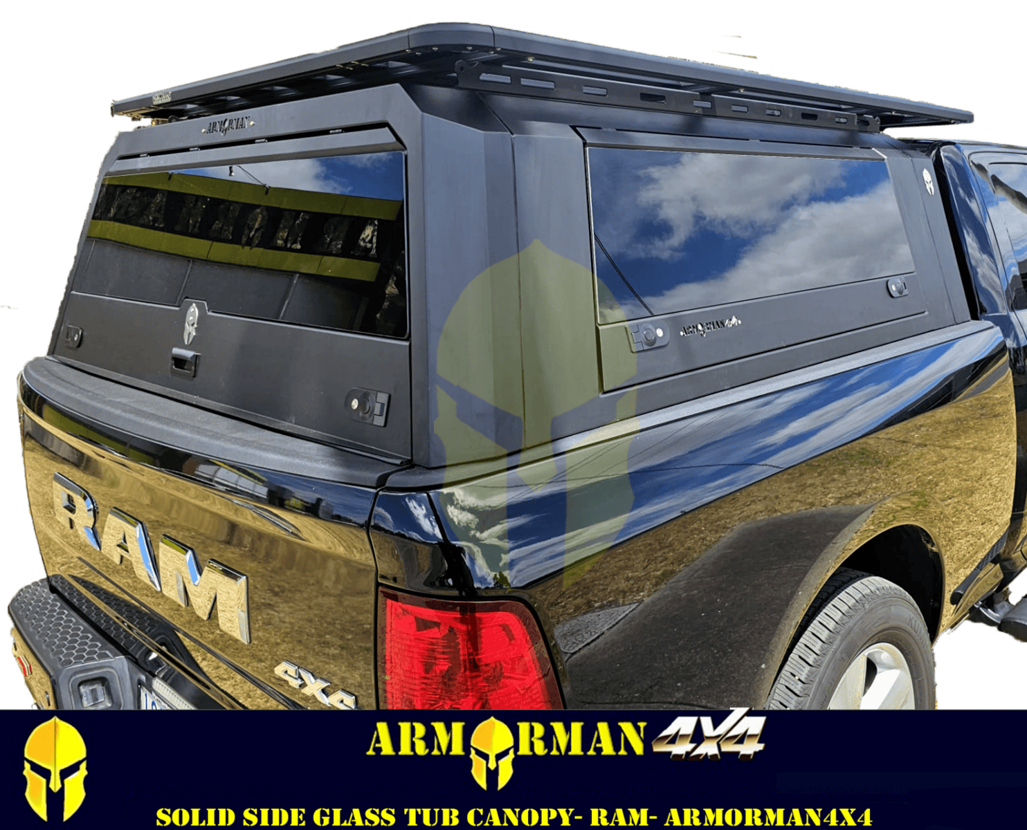 Solid side glass tub canopy for gwm- ARMORMAN4X4 - Armorman 4x4