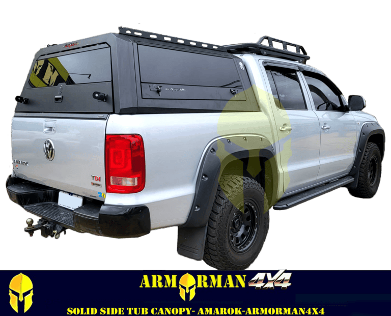 Solid side glass tub canopy for Amarok – ARMORMAN4X4 – Armorman 4×4