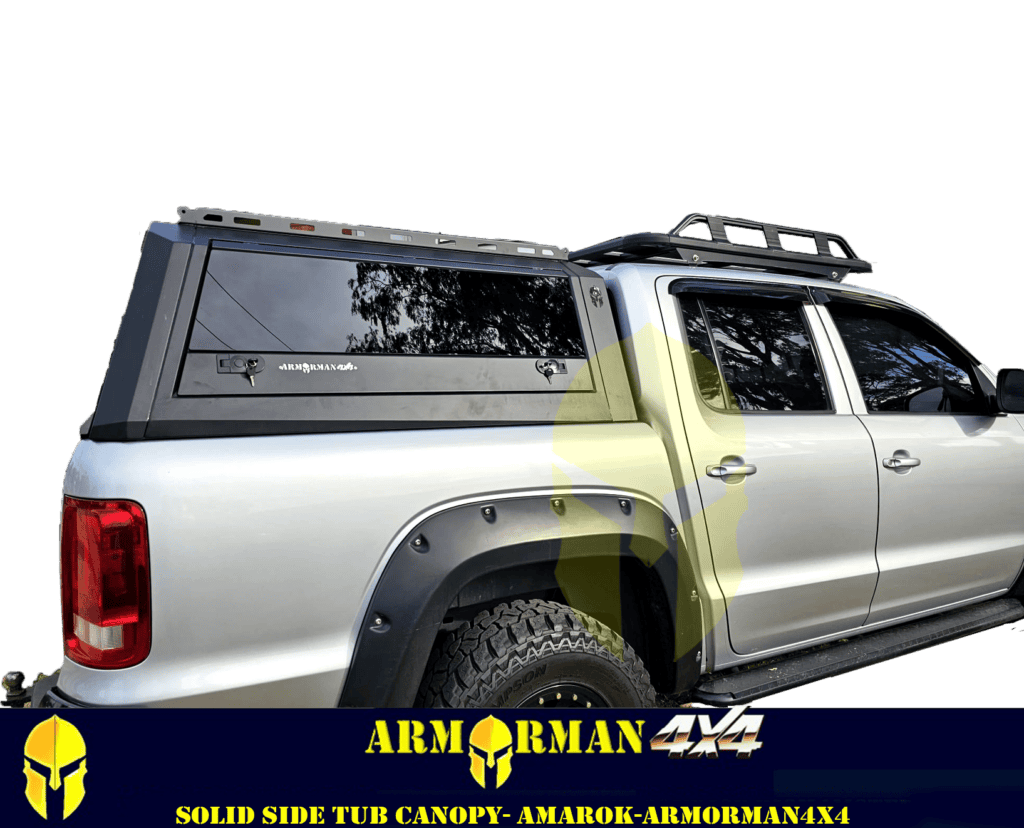 Solid side glass tub canopy for gwm- ARMORMAN4X4 - Armorman 4x4