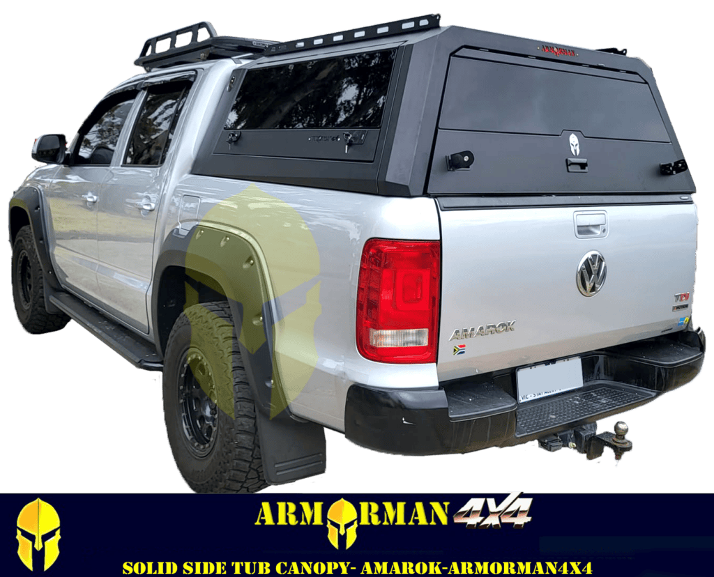 Solid side glass tub canopy for Amarok – ARMORMAN4X4 – Armorman 4×4