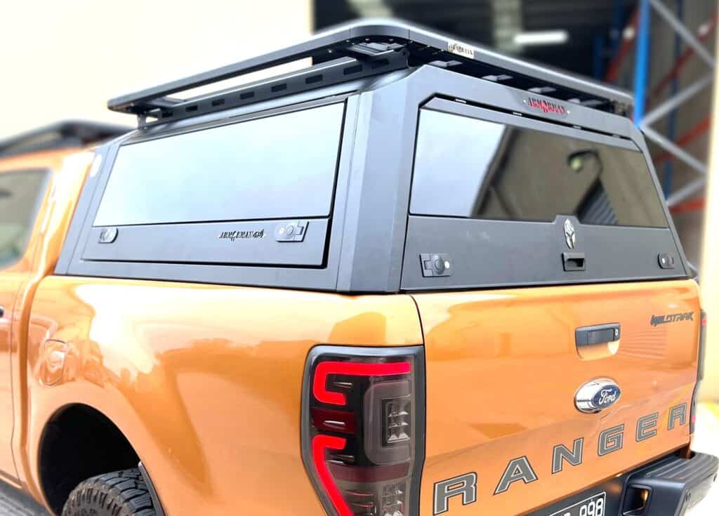 Solid side glass tub canopy for Ranger - ARMORMAN4X4 - Armorman 4x4