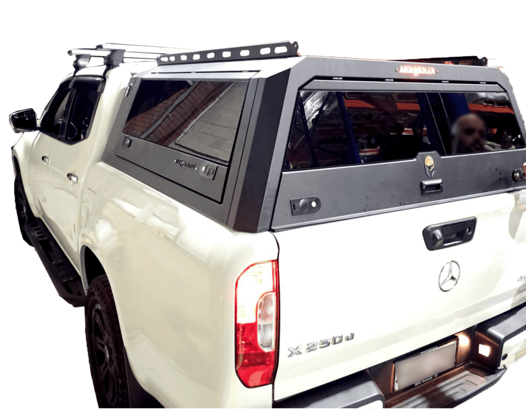 Solid Side Glass Tub Canopy for all UTEs in unique style🤩 - Armorman 4x4